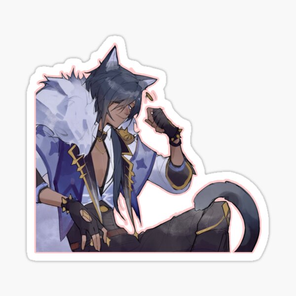 "Genshin impact ( kaeya )" Sticker for Sale by Kohana00 | Redbubble