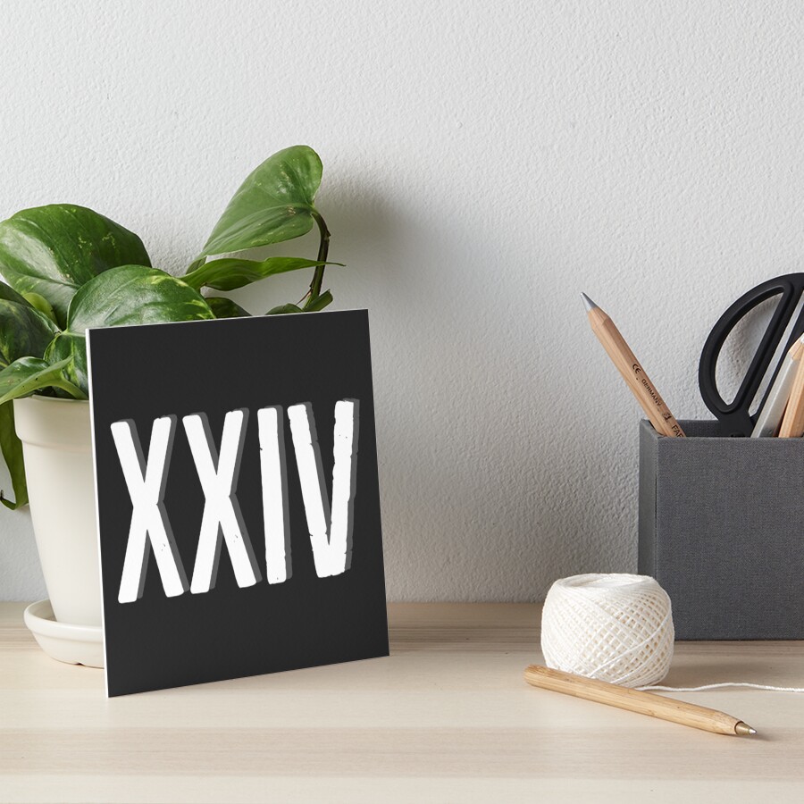"Roman number XXIV" Poster for Sale by Rayner21 | Redbubble