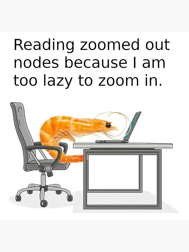 Póster «Etiqueta engomada del meme del camarón del modelado 3D» de ...