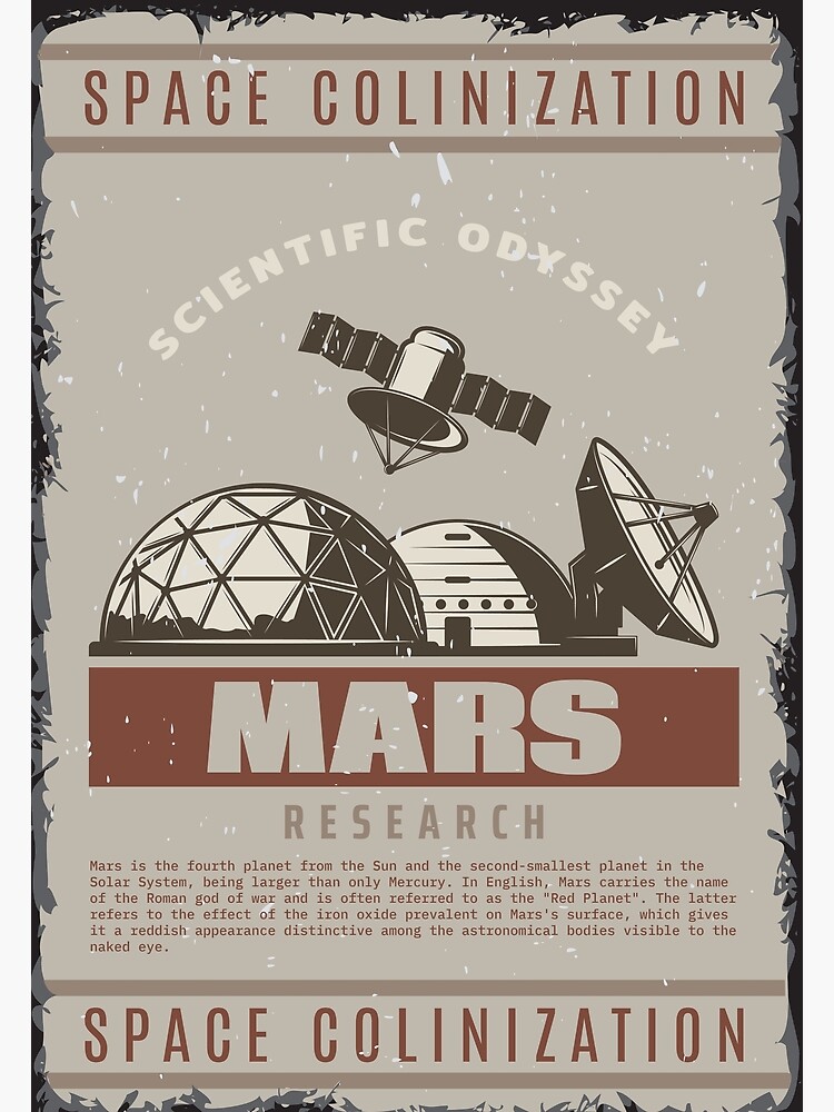 "MARS Research" Poster by vwadesign | Redbubble