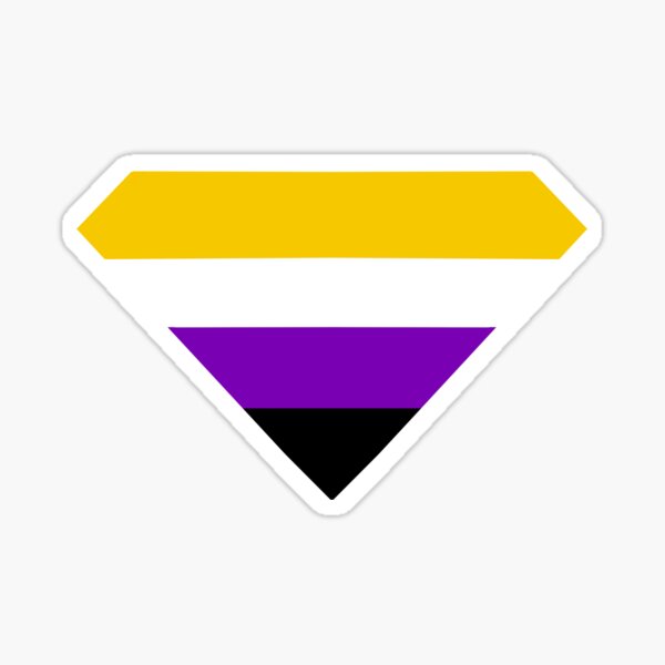 "Super non binary" Sticker for Sale by Alex58 | Redbubble