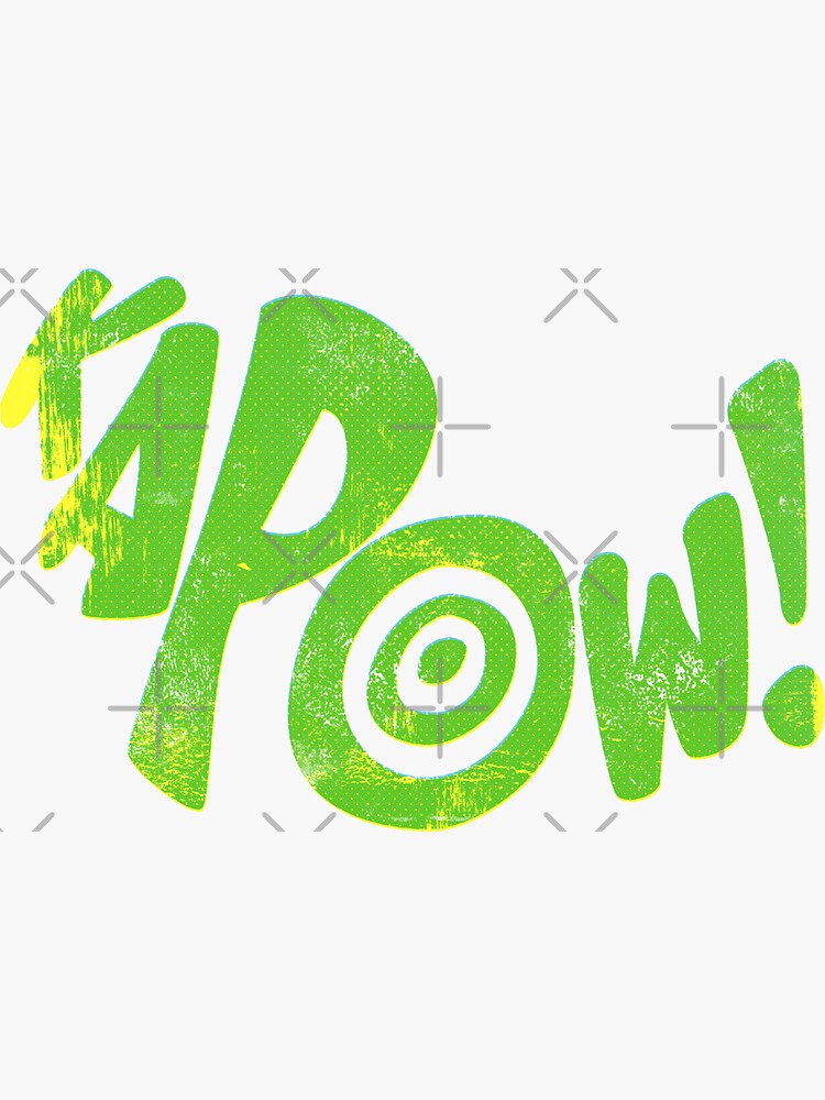 "Kapow! Superhero sound effect" Sticker for Sale by GraficBakeHouse ...