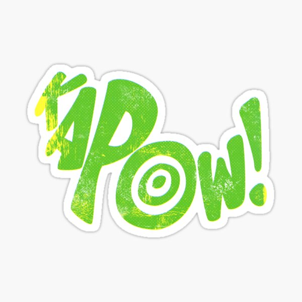 "Kapow! Superhero sound effect" Sticker for Sale by GraficBakeHouse ...