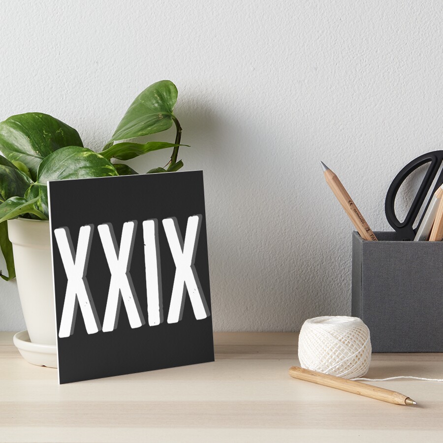 "Roman number XXIX" Poster for Sale by Rayner21 | Redbubble