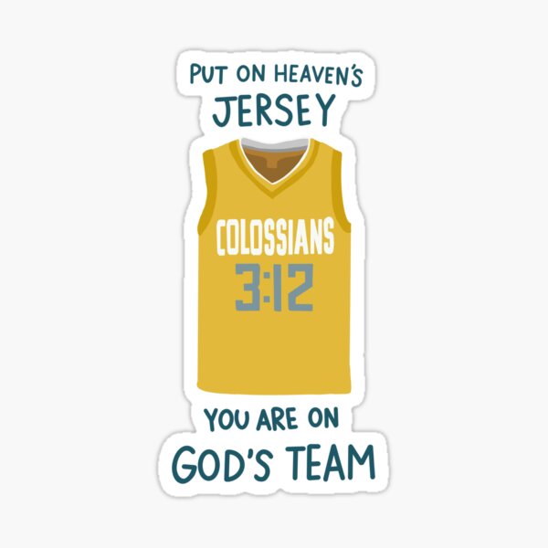 "You Are On God's Team" Sticker for Sale by LauraLeeThepian | Redbubble