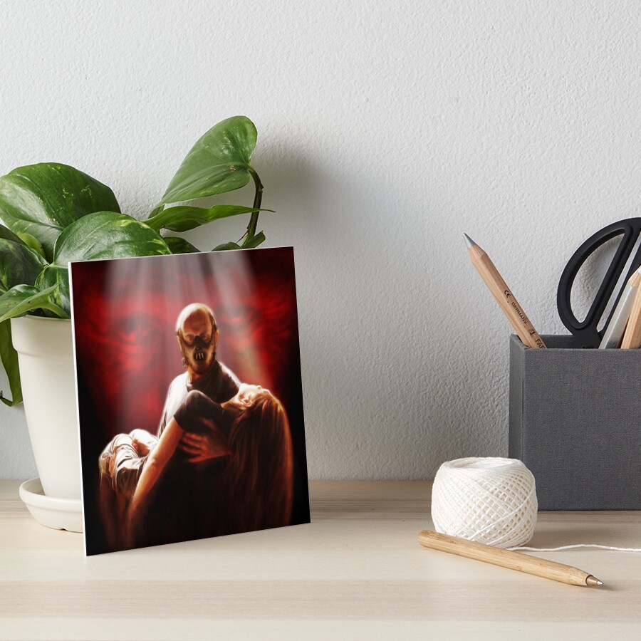 "Hannibal Lecter" Art Board Print by Tommy-Moore | Redbubble