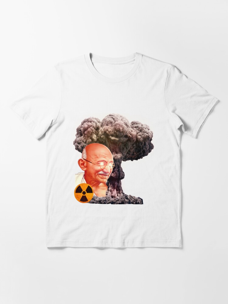 "Gandhi the nuke lover : nuclear Gandhi" T-shirt for Sale by Fozadone ...
