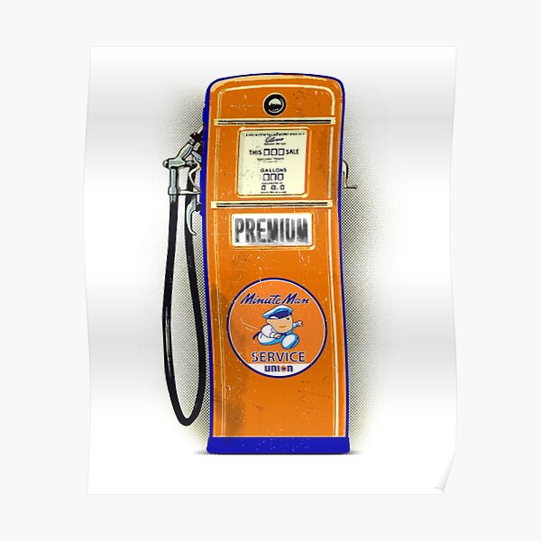 "Vintage union 76 gas pump" Poster for Sale by Ploxd | Redbubble