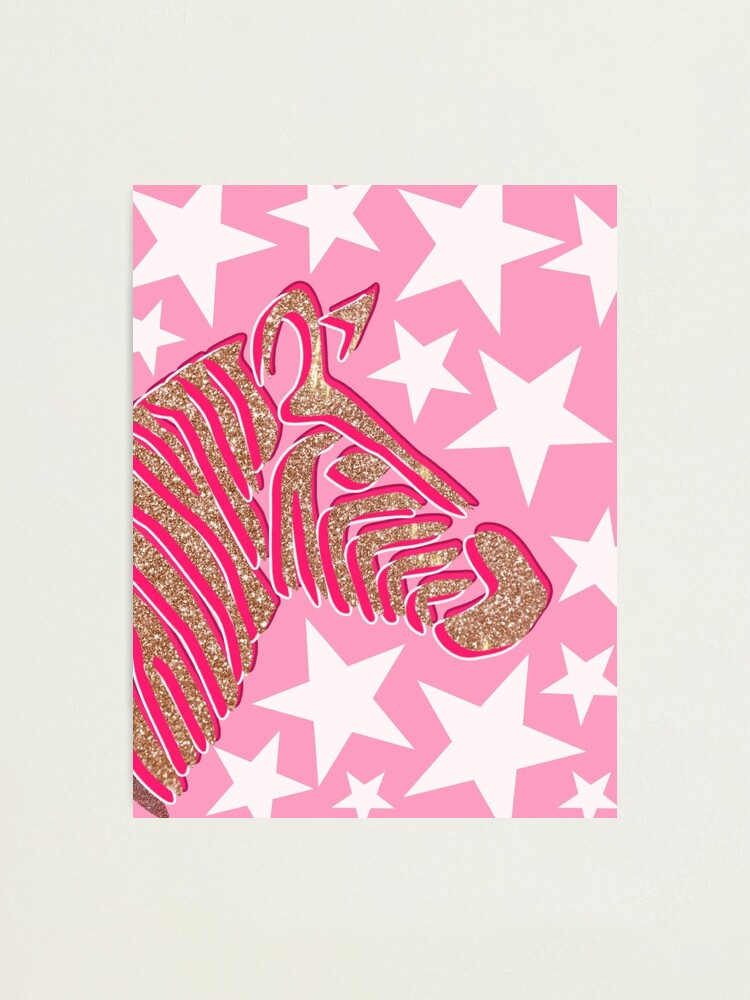 Estrela Zebra Rosa