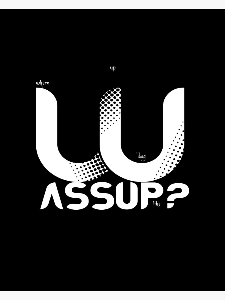 "wassup logo" Art Print for Sale by KinlossVFX | Redbubble