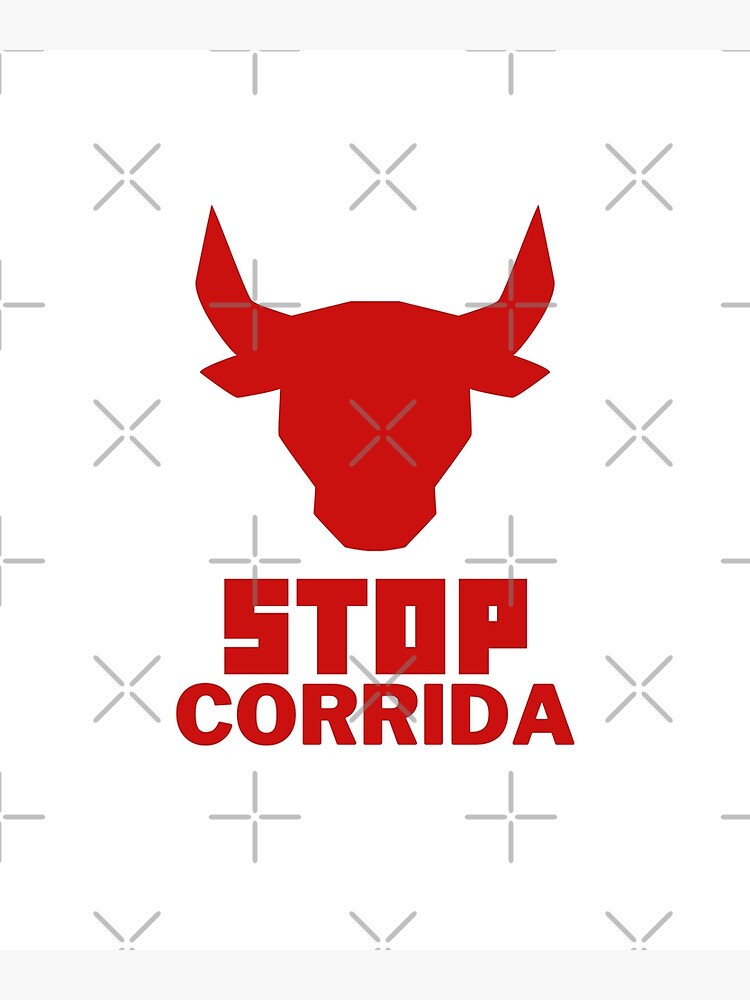"Stop Bullfighting" Poster for Sale by Salah0707 | Redbubble