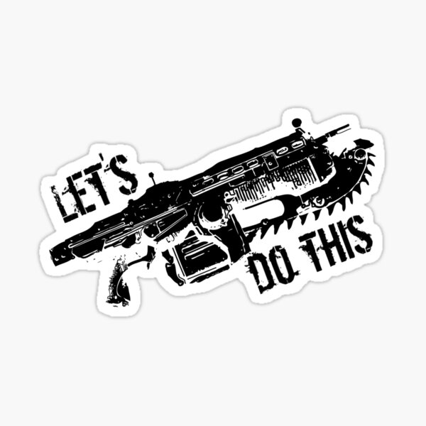 "LET'S DO THIS!" Sticker for Sale by --Camiila-- | Redbubble