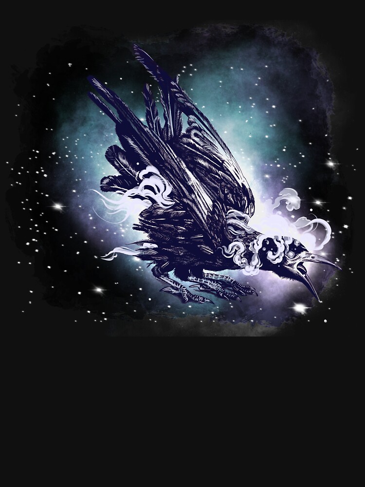 "Copie de Yatagarasu Yokai 3-legged Raven B/W" T-shirt for Sale by ...