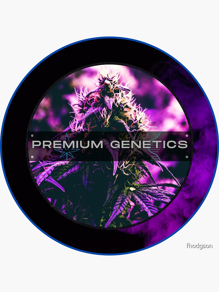 "Premium Genetics" Sticker for Sale by fhodgson | Redbubble