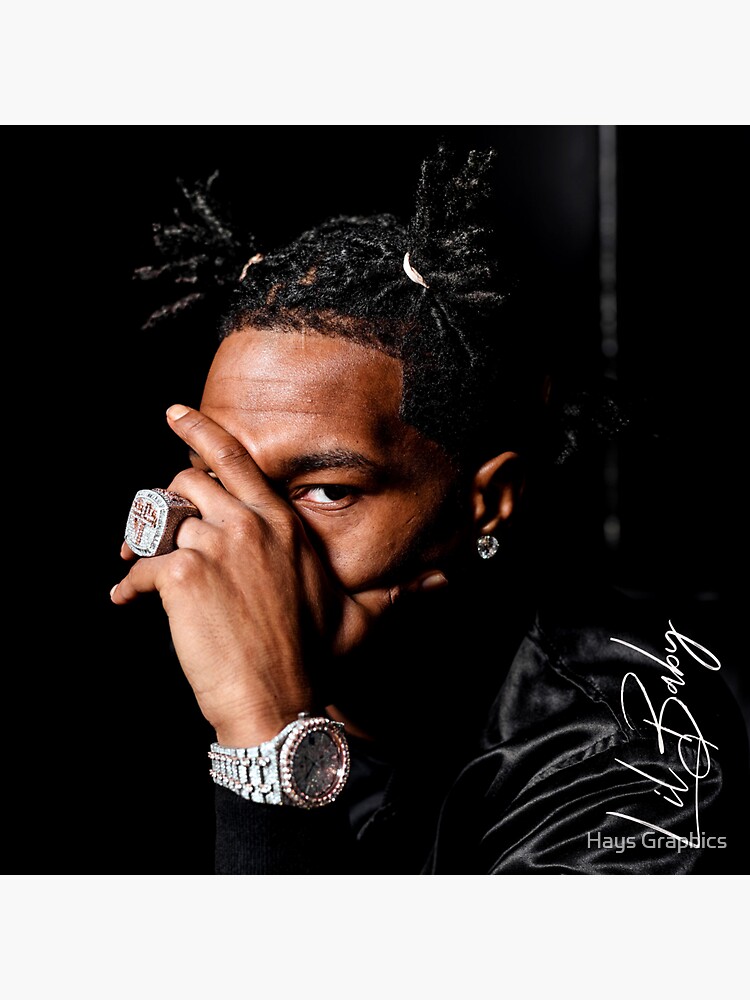 "Lil Baby | Iced Out" Sticker for Sale by HaysMolm | Redbubble