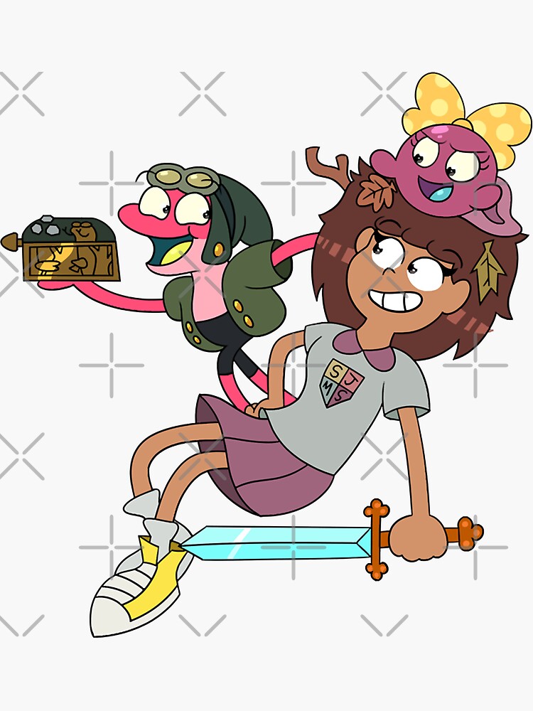 "Sprig Fantasy world Amphibia The Meaning Of Friendship" Sticker for ...