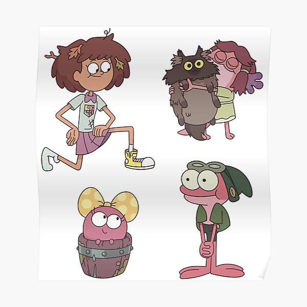 "Fantasy world Amphibia The Meaning Of Friendship pack" Poster for Sale ...