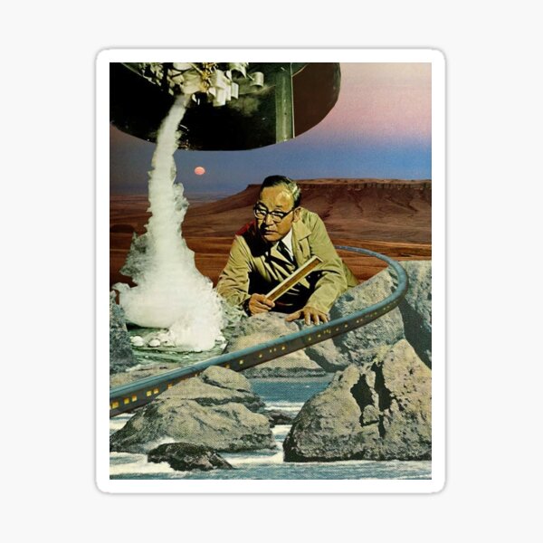 "Vertical Integration Collage" Sticker for Sale by matthewgelee | Redbubble