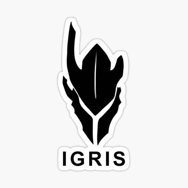 "SOLO LEVELING IGRIS (black)" Sticker for Sale by milkcherries | Redbubble