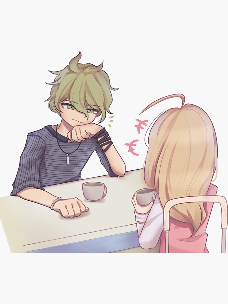 "Danganronpa V3- Rantaro Amami and Kaede Akamatsu / Amamatsu" Sticker ...