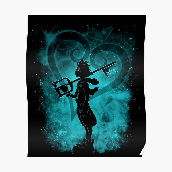 "Kingdom Hearts Sora Shadow" Poster by chavonn | Redbubble