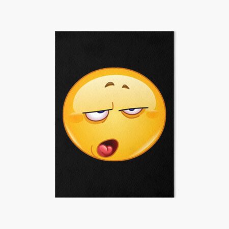 "Contempt emoji " Art Board Print by zhonistratt | Redbubble
