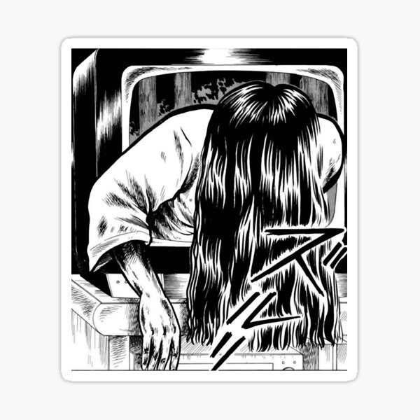 Chibi Sadako V.2-4 inch sticker Decals & Skins Electronics ...