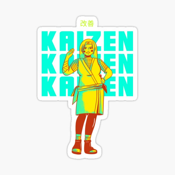 "ANIME - KAIZEN " Sticker for Sale by tobilengzai | Redbubble