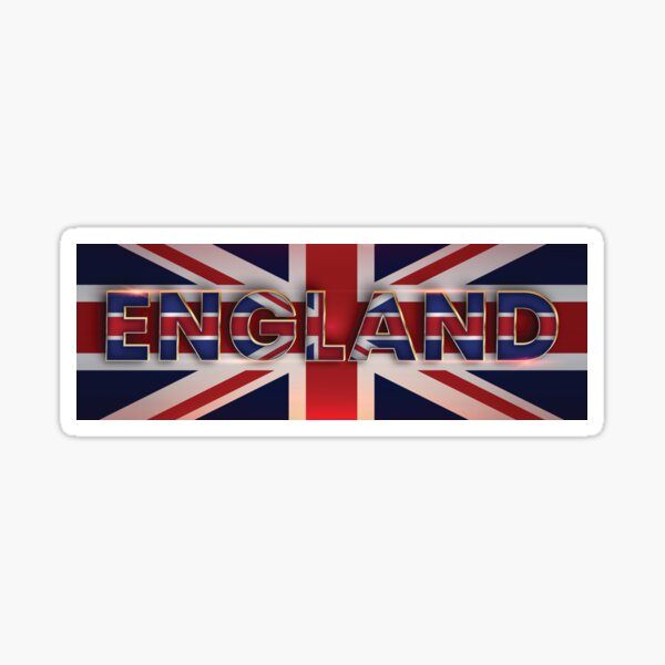 "England Flag" Sticker by RexsCreative | Redbubble