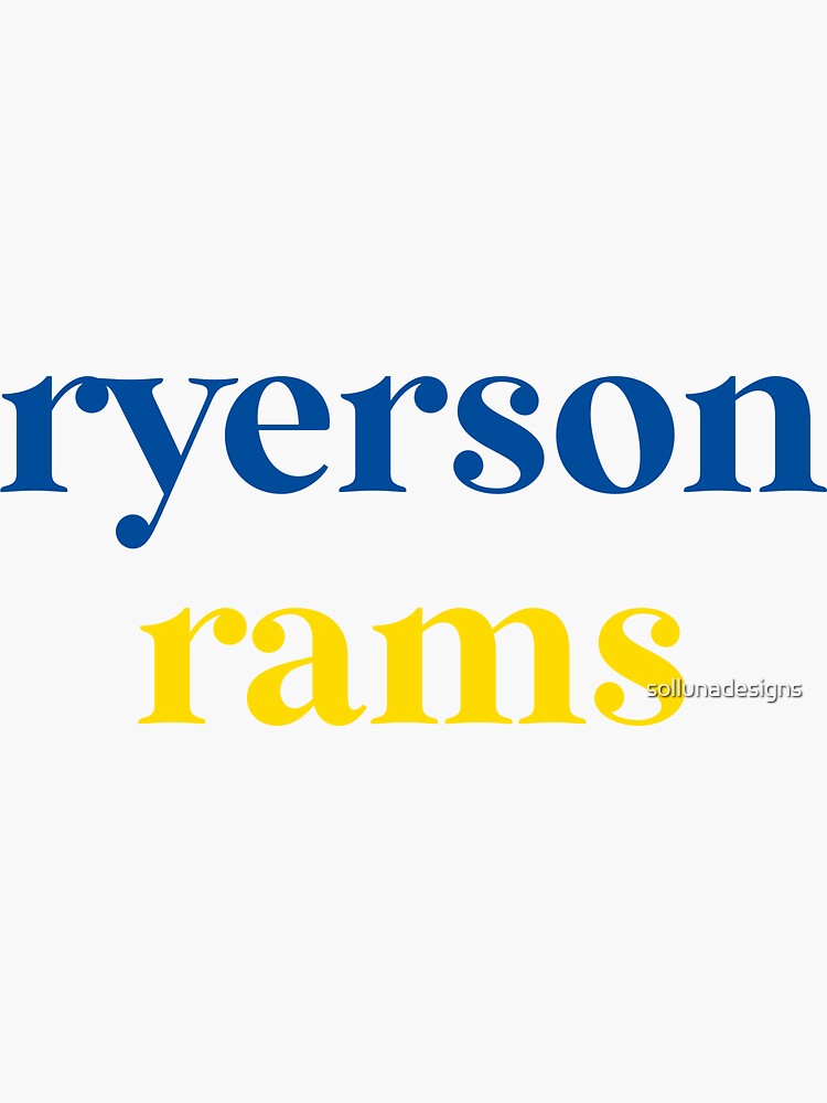 "Ryerson Rams University Toronto Ontario Handwriting Calligraphy ...