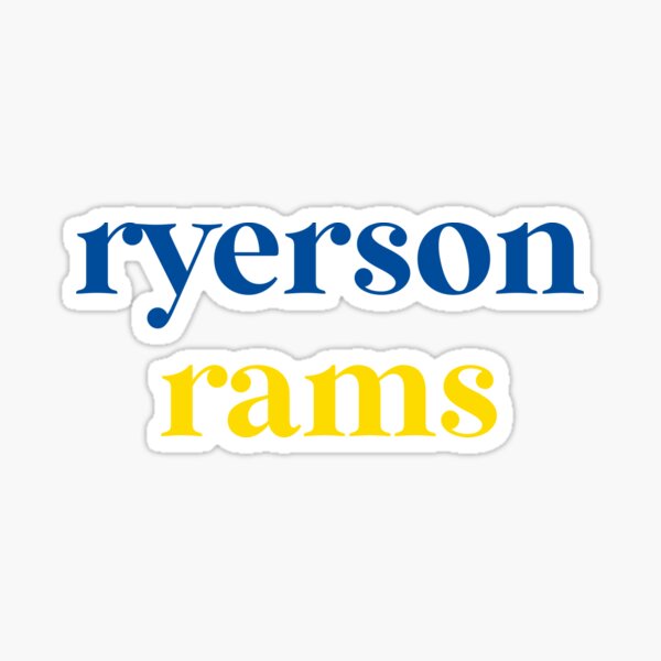"Ryerson Rams University Toronto Ontario Handwriting Calligraphy ...