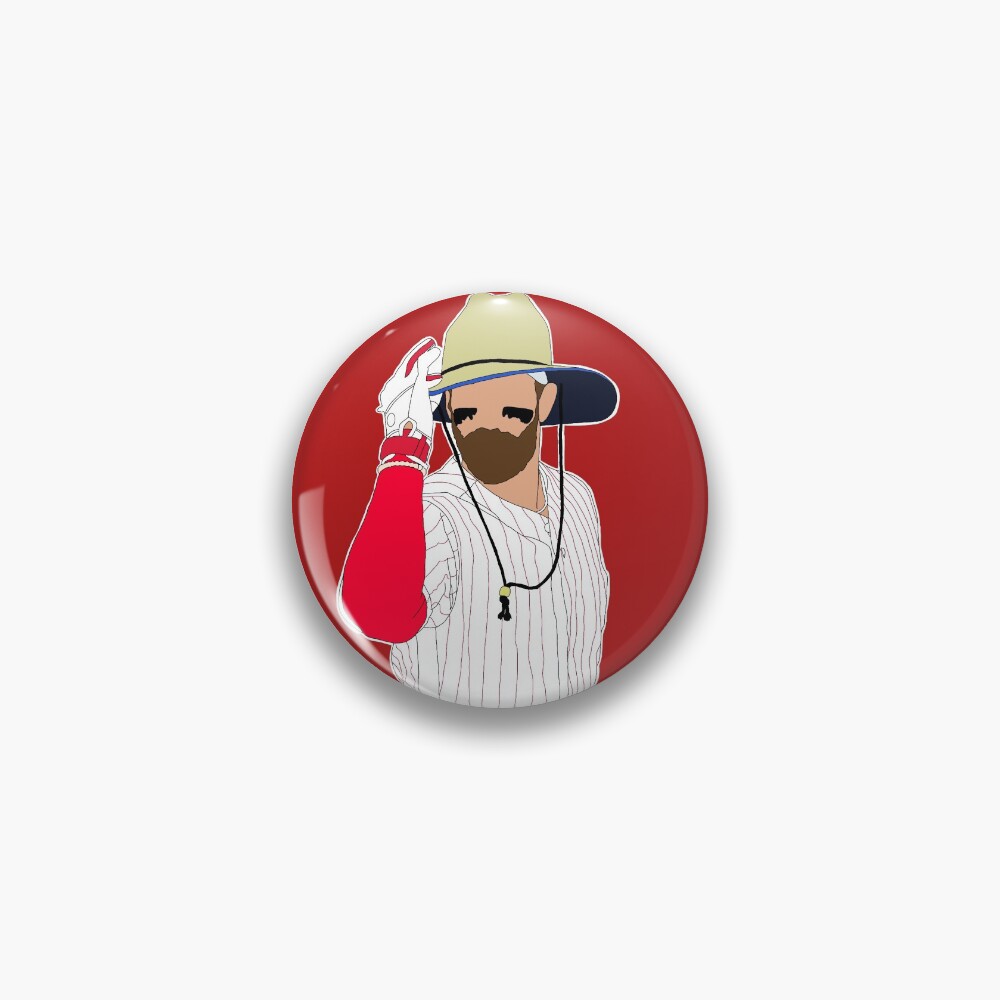 "Homer Hat Bryce Harper" Sticker for Sale by BroadStStickers | Redbubble