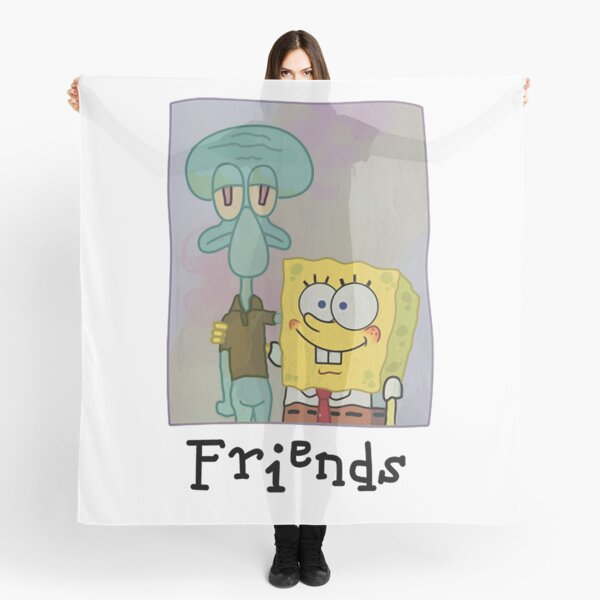"SpongeBob SquarePants - Vintage SpongeBob & Squidward " Scarf by ...