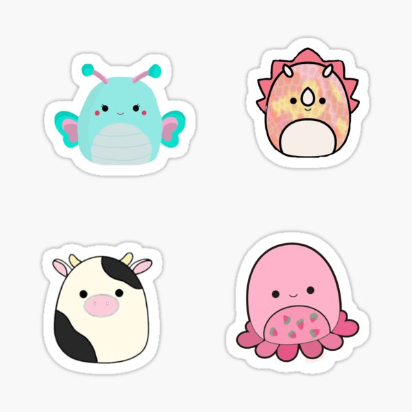 "Squishy stuffed animal stickers " Sticker for Sale by Missmouse02 ...