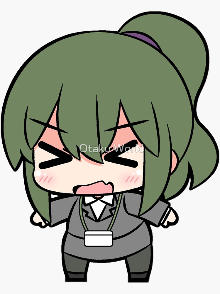 Pegatina «lindo Igarashi Futaba chibi - Mi senpai es un anime molesto ...