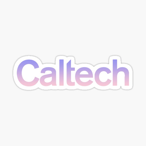 "Caltech Logo Sticker" Sticker for Sale by schuylermdick | Redbubble