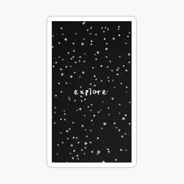"explore " Sticker by roseetaliaa | Redbubble