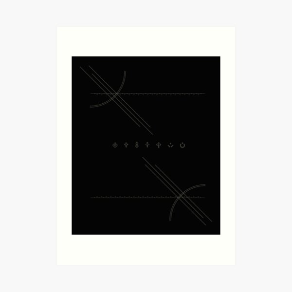 "Nier Automata Menu UI" Art Print for Sale by OwenHargreaves | Redbubble