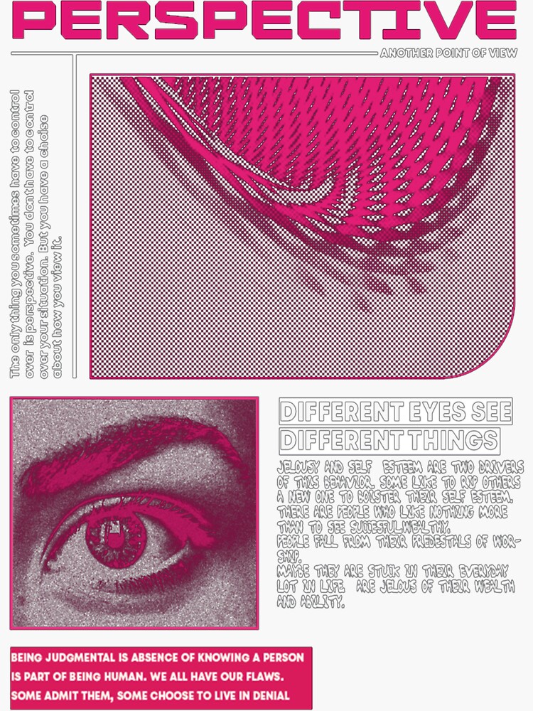 "Perspective-Another point of view" Sticker for Sale by TanyaKassulke ...