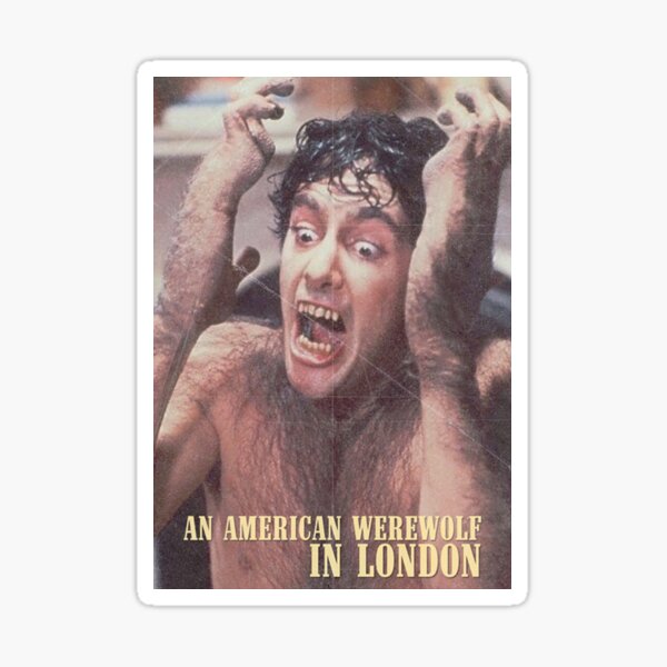 "An American Werewolf in London 1981 Vintage " Sticker for Sale by ...