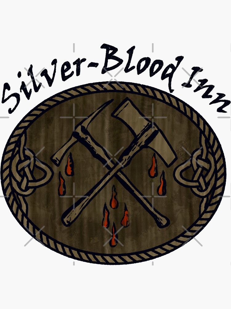 "Silver-Blood Inn" Sticker for Sale by Swedest | Redbubble