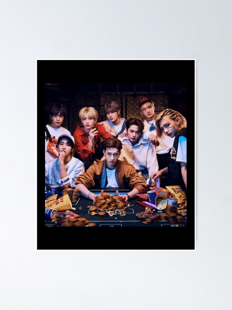 "Stray Kids All In SKZ KINGS ot8 kpop Long" Poster for Sale by ...