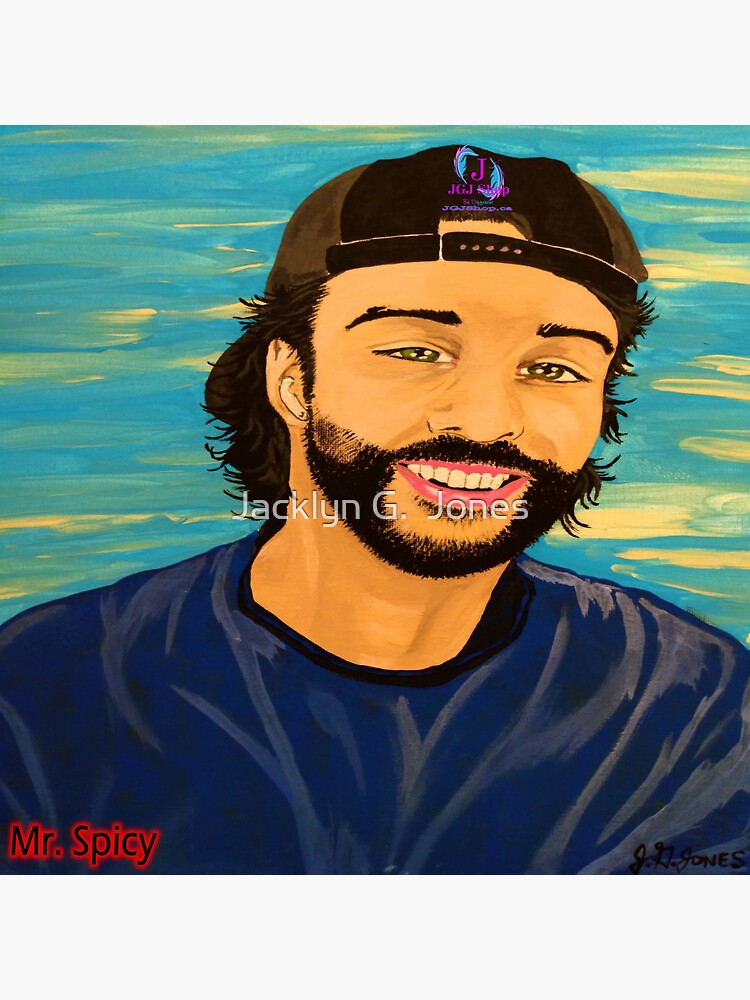 Pegatina «Fan Art Youtuber Jarred Bronstein también conocido como Mr ...