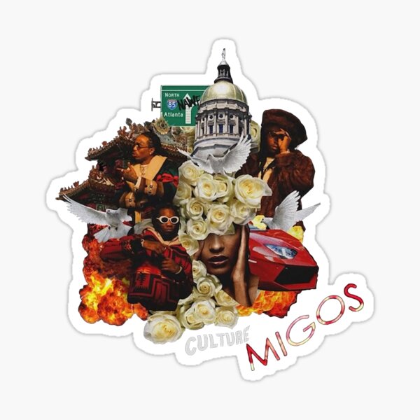 "Migos Culture Album Cover" Sticker for Sale by SterlingaClifto | Redbubble