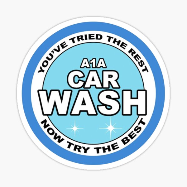 "A1A Car Wash (Breaking Bad)" Sticker for Sale by fandemonium | Redbubble