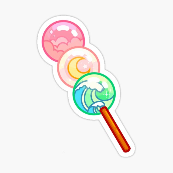 "Aesthetic Dango" Sticker for Sale by D4ngojuku | Redbubble