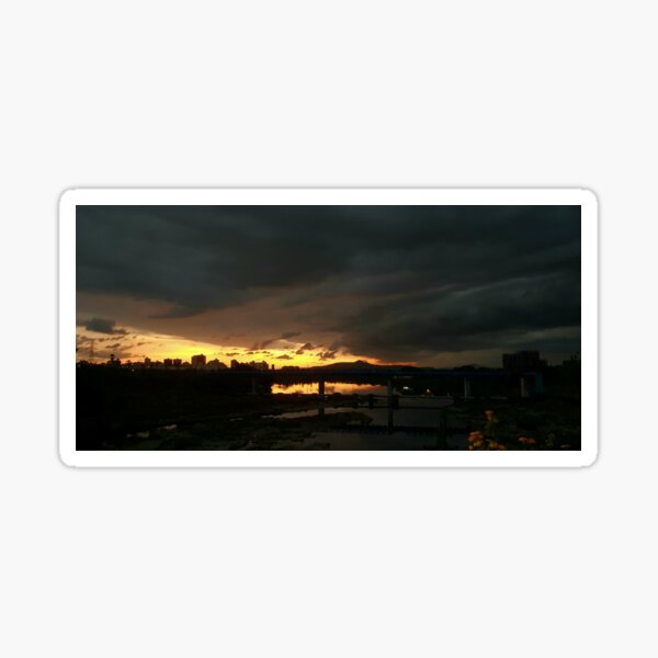 "Night View " Sticker by Vzy420 | Redbubble