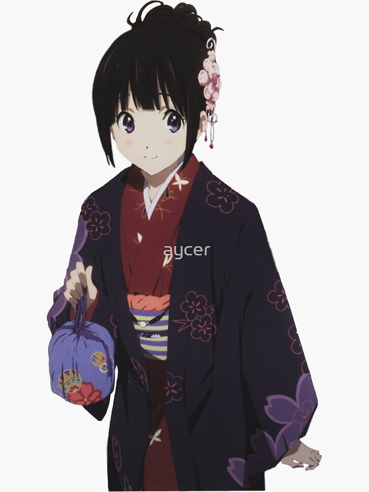 "Hyouka: Chitanda Eru Sticker 2" Sticker by aycer | Redbubble