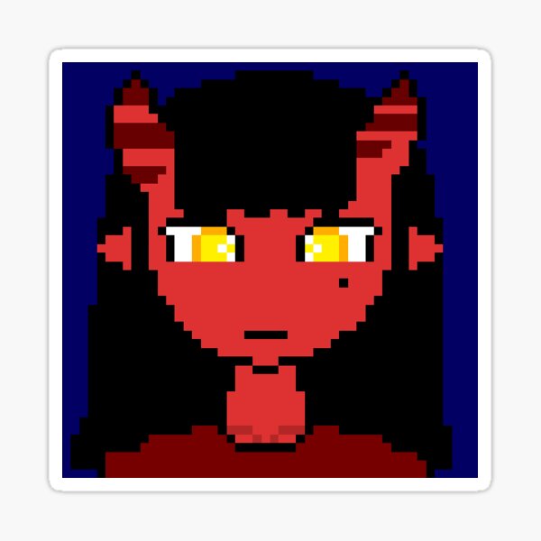 "Meru fanart" Sticker for Sale by 4rrowhead | Redbubble