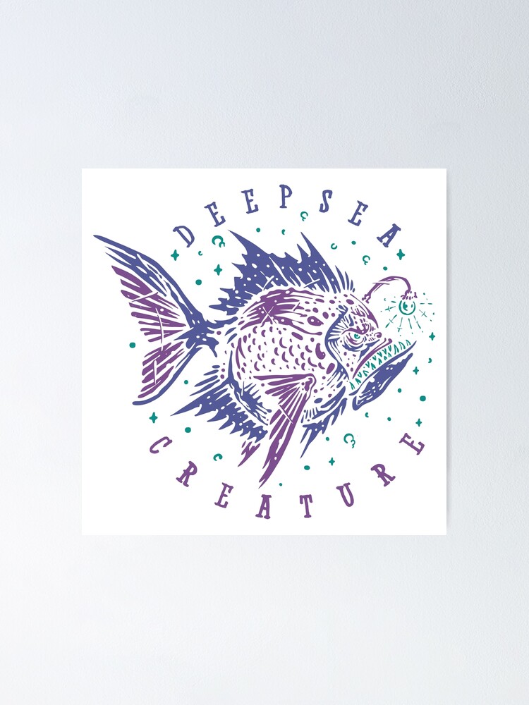 "Deep Sea Creature" Poster for Sale by renju1902 | Redbubble